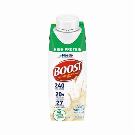 Boost® High Protein Vanilla Oral Supplement 8 Oz Bottle Jeritek Llc