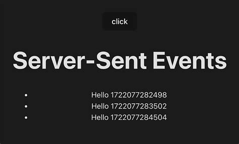spring boot와 react를 이용한 sse server sent events 구현하기 [루닥스 블로그] 연습만이 살길이다