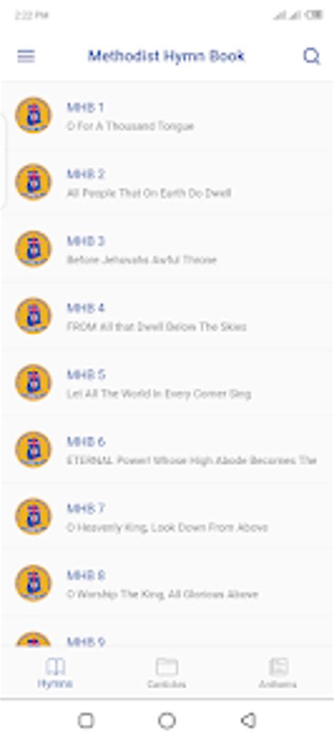 Methodist Hymn Book For Android Download