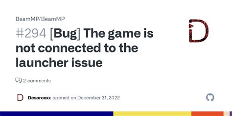 Bug The Game Is Not Connected To The Launcher Issue Issue BeamMP BeamMP GitHub