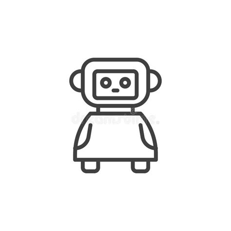 Robot Assistant Line Icon Stock Illustration Illustration Of Support 340793398 Robot Assistant Line Icon Stock Illustration Illustration Of Support 340793398