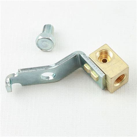 56 57 Chevy Right Passenger Side Front Brake Line Brass Junction Block