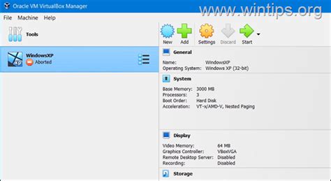 Fix Virtualbox Aborted Error Status In Windows 10