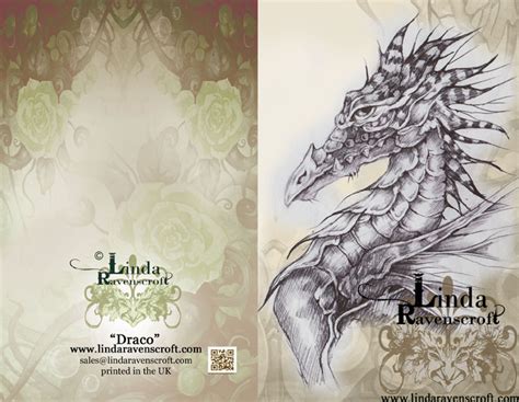 Greeting Card Lr Draco The Mystic Garden Glastonbury