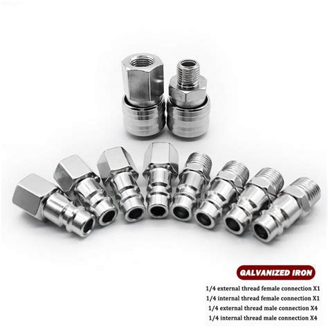 10pcs European Form Coupling Quick Connector Coupl Grandado