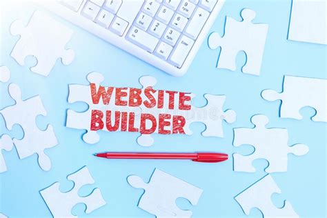 writing displaying text website builder conceptual photo construction of websites without