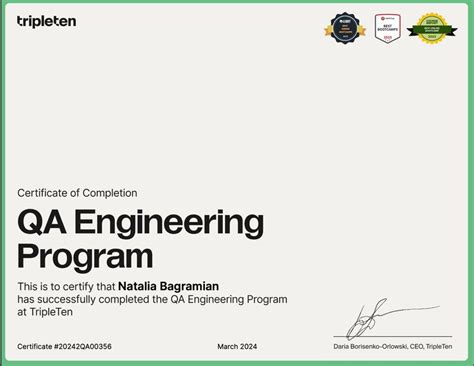 Natalia Bagramian On Linkedin Qaengineer Tripleten Qatester