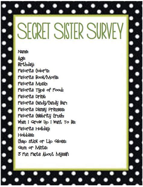 10 Best Secret Sister Printables Pdf For Free At Artofit
