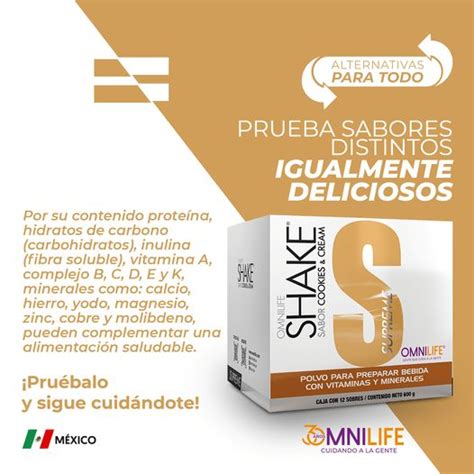 Logra Tu Peso Ideal Malteada Omnilife El Shake Completo Que Necesitas