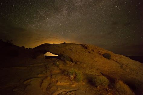 Mesa Arch At Night Day 4 Into Our Trip Out West Br Flickr