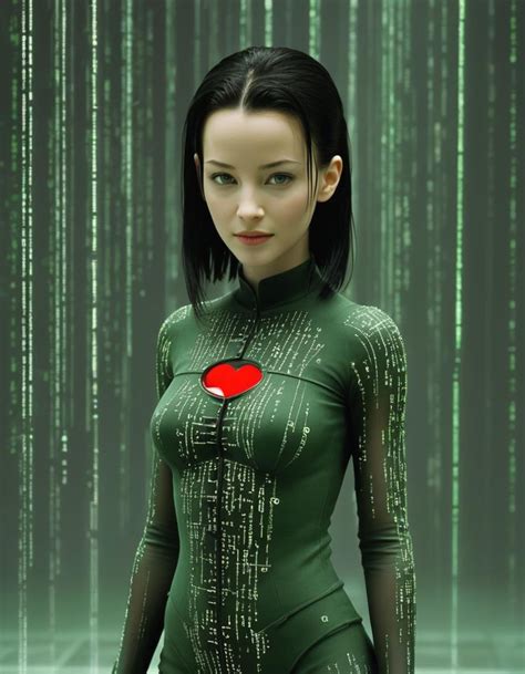 A Beautiful Adorable Veronica Of Matrix Movie Duality Universe Of