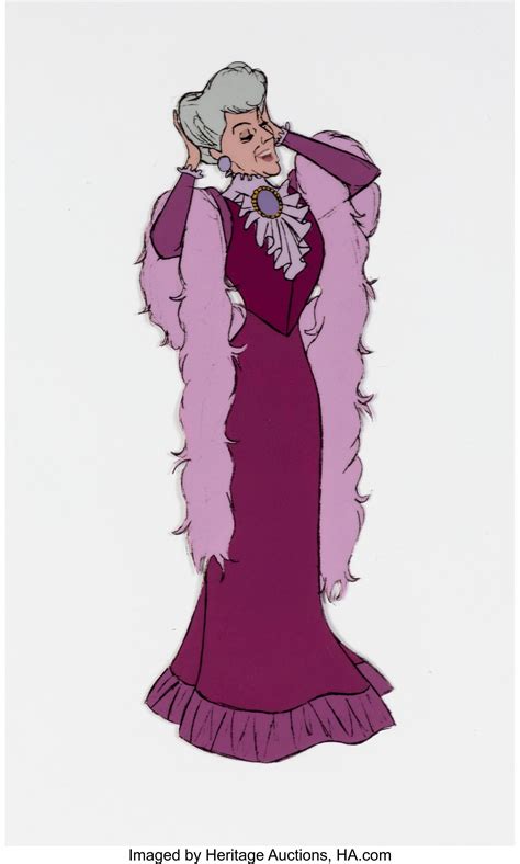 The Aristocats Madame Adelaide Bonfamille Production Cel Walt Lot