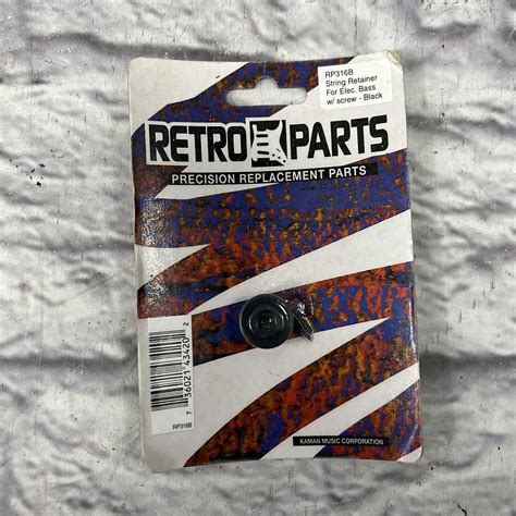 Retro Parts Rp316 Electric Bass String Retainer Black Reverb