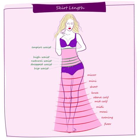 Skirt Length Chart And Sizing Guide Hood Mwr