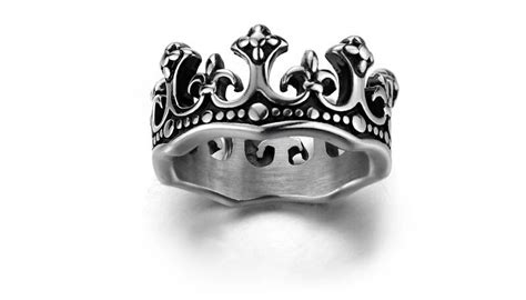 Newest Design King Crown Ring In Stainless Steel For Men Buy Crown