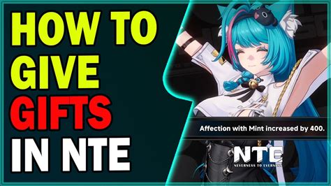 How To Give Ts To Your Character In Nte And Increase Their Bond