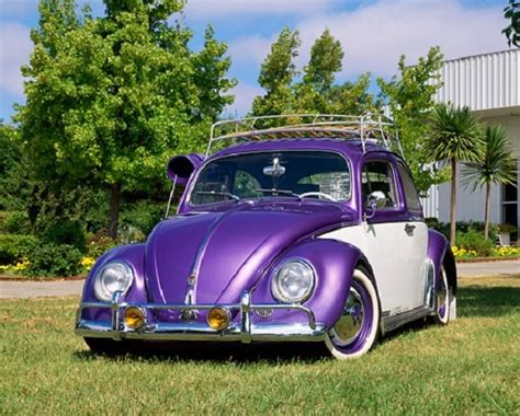 Omg Its Even Purple Perfection Vw Super Beetle Vintage Vw