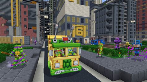Minecraft Teenage Mutant Ninja Turtles 2023