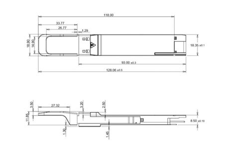 Mpo12 Connector Smf Sfp Transceiver Module Qsfpdd Dr4 400gbase 1310nm 500m