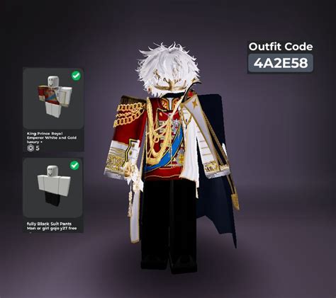 Profile Acruzifer Roblox Royal Prince Emperor King Luxury Outfit In