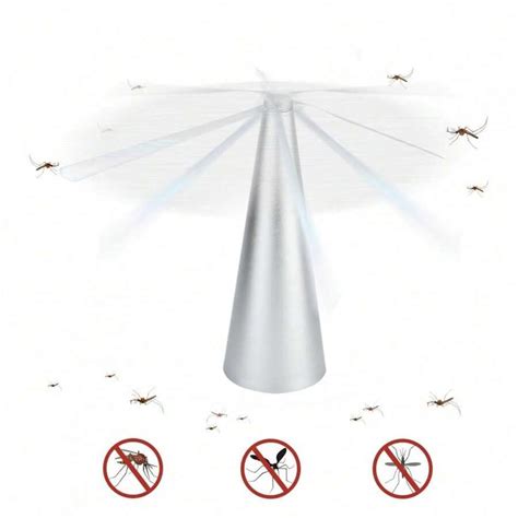 Bug Fan Fly Deterrent With Holographic Blades To Clear Bugs Mosquitoes And Flies Battery