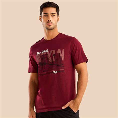 Shop Brooklyn Print T Shirt Online Max Uae