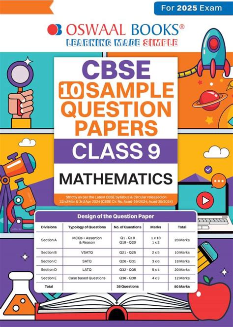 Oswaal Cbse Sample Question Papers Class 9 Mathematics Book Buy Oswaal