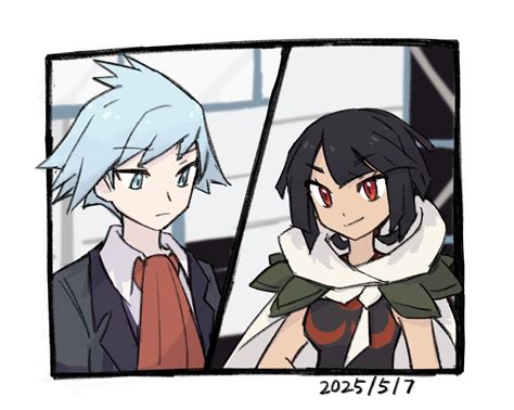 Xlii Idk Steven Stone Zinnia Pokemon Nintendo Pokemon Pokemon
