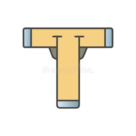 Practical Tee Joint Tool Design For Plumbing Stock Illustration