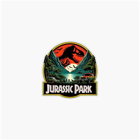 Onim Jurassic Park Sticker Phone Decal Water Bottle Stickers Car