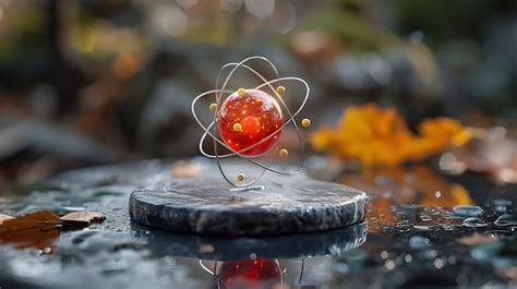 Atomic Model Of Werner Heisenberg Depicting Uncertainty Electron