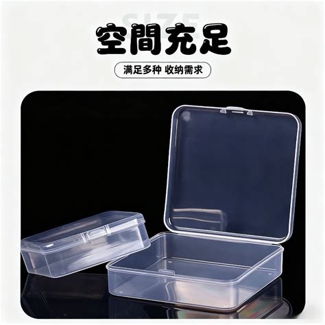 現貨 透明小收納盒 迷你收納盒 飾品收納 帶蓋整理盒 耳環盒 戒指盒 零件盒 透明小方盒 透明塑膠盒 5x5 10x10 蝦皮購物