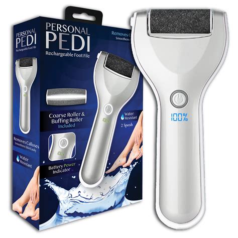 Personal Pedi Electric Foot Callus Remover Foot Scrubber File