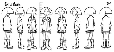 Jane Model Sheet By S C On Deviantart