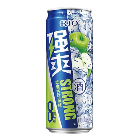 锐澳 强爽8度苹果西打风味鸡尾酒 500ml 罐