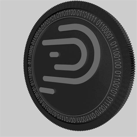 Polyswarm Black Coin 3d Model 9 Max Free3d