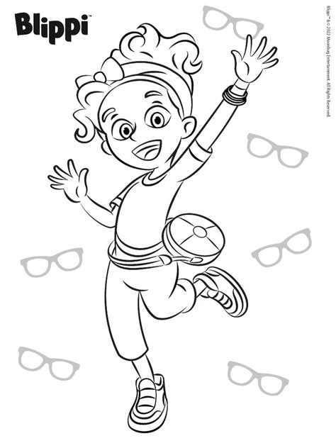 Blippi Coloring Sheet3 Pdf