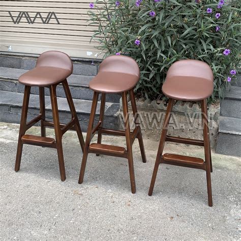 Ảnh Thực Tế Và Đánh Giá Khách Hàng Ghế Quầy Bar Cafe Gỗ Erik Buch Gh