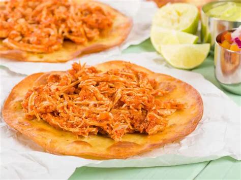 Tostadas Vegetarianas De Tinga Con Zanahorias El Mejor Antojito