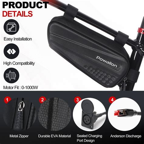 Powallon 36v 13ah Triangle Frame Bag Battery Easy To Install Highly