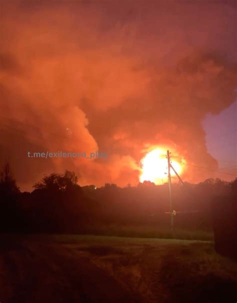 Moment ‘indestructible Putin Ammo Dump Explodes In Drone Strike With