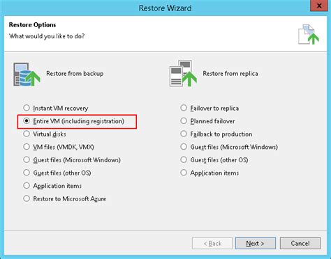 VMware Restore With Veeam Backup And Replication Xieles Support
