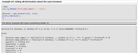 Getting Illegal Characters In Get Browser Method Run In Php Stack Overflow