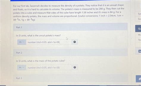 Solved For Our First Lab Savannah Decides To Measure The