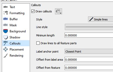 Qgis Callout Labels With More Lines Geographic Information Systems Stack Exchange