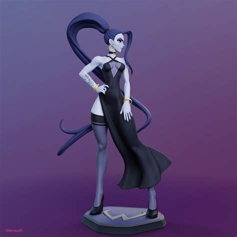 Widowmaker From Overwatch Stands Confidently In A Sleek Revealing Outfit Widowmaker From