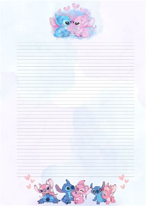 Papel De Carta Stitch In 2024 Disney Wallpaper Cards For Friends