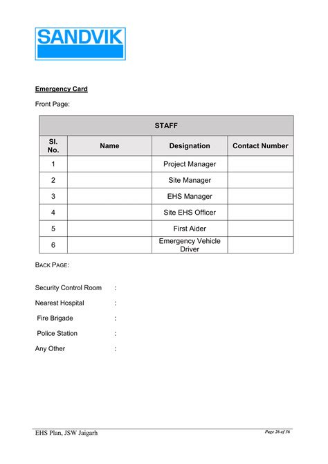 Project Ehs Plan Pdf
