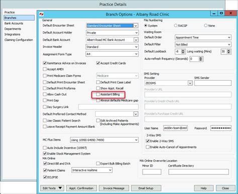 Assisted Billing Zedmed