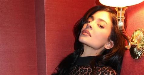 Kylie Jenner Shows Off Her Curves In A Sheer Ensemble Photos